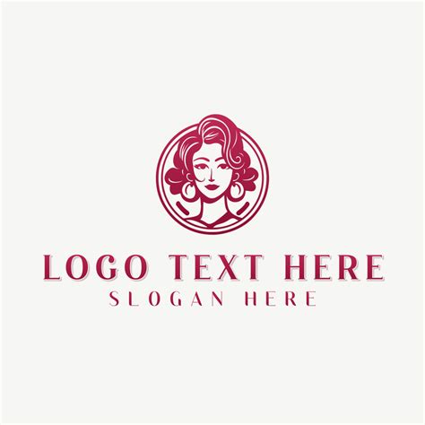Retro Woman Salon Logo Brandcrowd Logo Maker