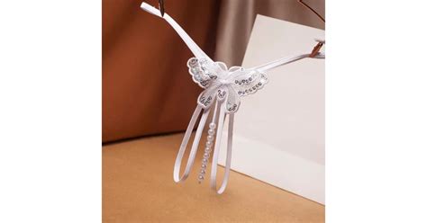 Chiloti Sexy Tanga Mini G String Dantela Perle Fluturas Paiete Open Croch Arhiva Okazii Ro