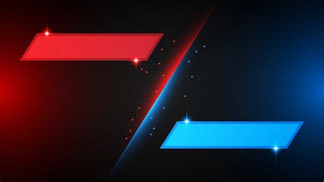 대 대 대 파랑 및 빨간색 조명 하프 톤 게임 전투 싸움 경쟁 경기 스포츠 콘테스트 팀 챔피언십 전투 결투 토너먼트 및 3d 효과에 대한 그라데이션 색상이있는 배경 0명에