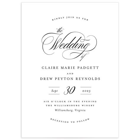 Wedding Invitations The Knot