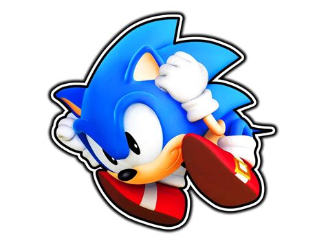 The Hedgehog Spin Attack Ball Sticker Sonic Sticker Cartoon Sticker