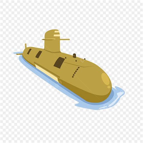 Militar Submarino Nave Militar Barco Dibujos Animados Barco De