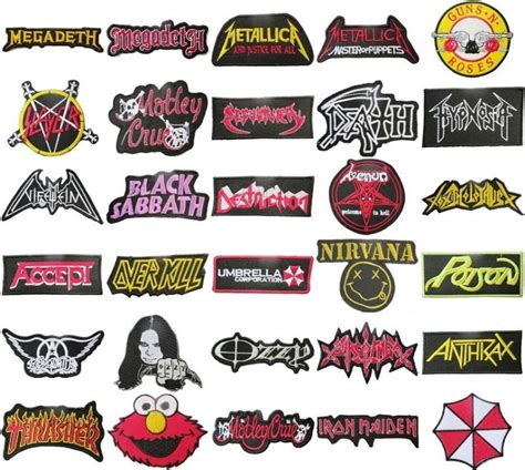 Band Logo Patches At Jasper Corral Blog