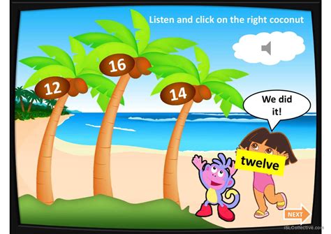 Dora At The Beach General Readin English Esl Powerpoints
