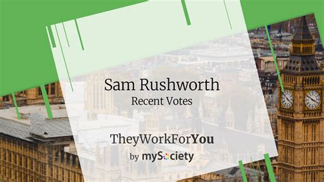 Sam Rushworth Mp Bishop Auckland Theyworkforyou