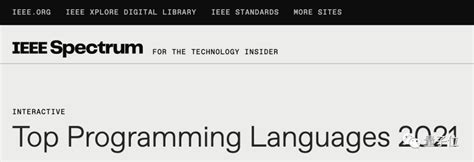 IEEE Spectrum 年 top 编程语言排名 Python各项维度都是榜首 互联网数据资讯网 IT 中文互联网数据研究资讯中心 IT