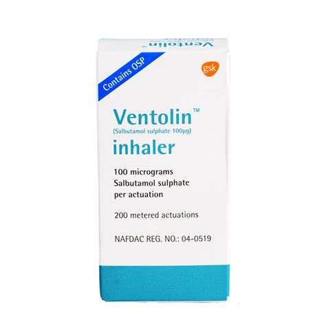 Ventolin Inhaler 100micrograms Beta Pharmacy