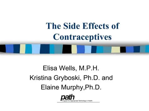 Ppt The Side Effects Of Contraceptives Powerpoint Presentation Free
