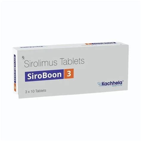 Sirolimus Tablets 3mg At Best Price In Nagpur By Jadeite Pharma Exp