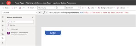 Understanding Input And Output Parameters With Power Apps Flows Low Code Lewis