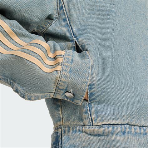 Clothing Premium Essentials Denim Jacket Blue Adidas Bahrain