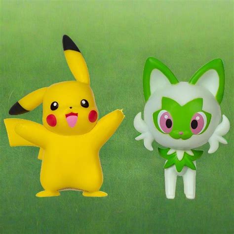 Pokémon 5cm Battle Figure 2 Pack Sprigatito And Pikachu