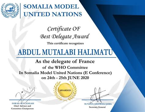 Halimatu Abdul Mutalabi On Linkedin Modelunitednations