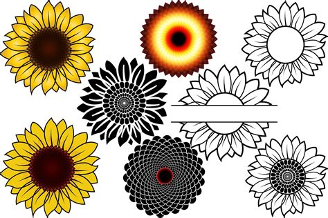 Sunflowers Design Files Graphic By Maxart · Creative Fabrica