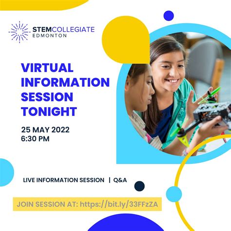 Excited To Share More About Stem Collegiate At Our Virtual Session Tonight Join Us At 6 30pm