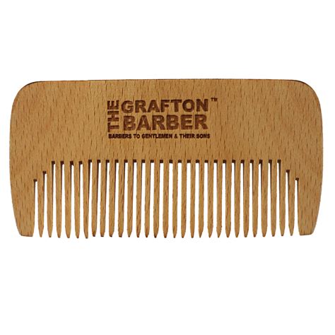 Wooden Beard Comb The Grafton Barber