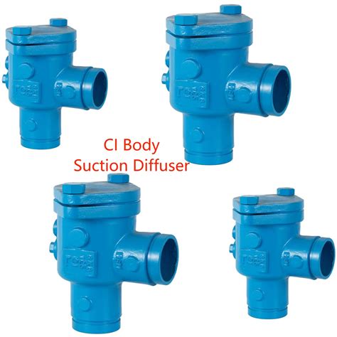 Strainer Filter Valve Welded Connection Ductile Iron Body Water Pump Suction Diffusers Suction