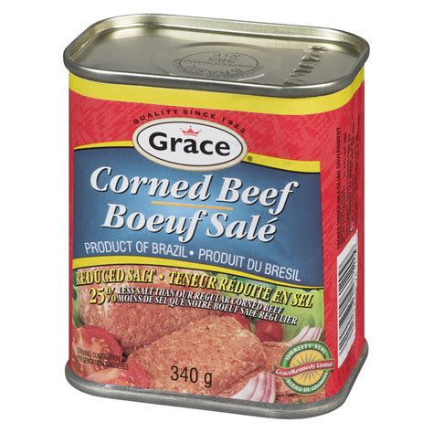 4 Pack Grace Corned Beef Low Sodium