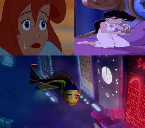 Ariel And Melody Cry At Secret Love Shark Tale By Ehrisbrudt On