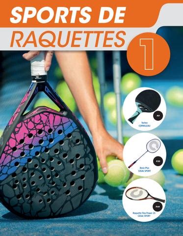 Les Sports De Raquettes By Casal Sport Issuu