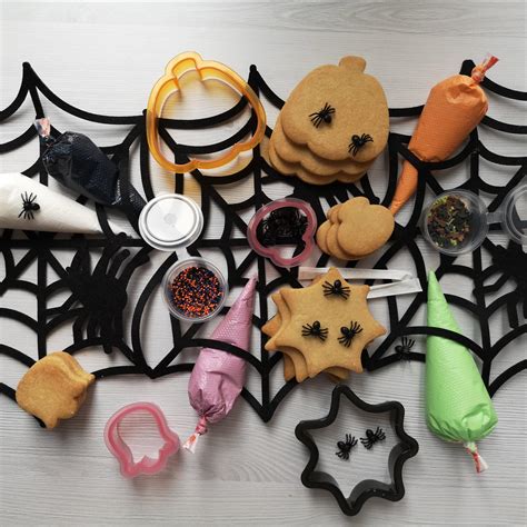 Diy Cookie Kit Spooky Large Biscuits By Sarah B