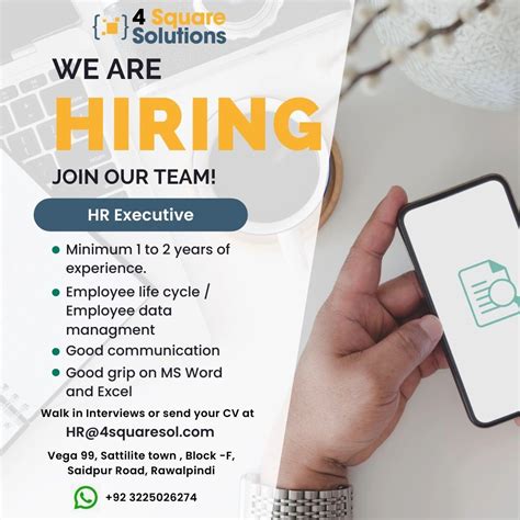 Muhammad Ehtisham On Linkedin We Are Hiring Hr Executive Fresh