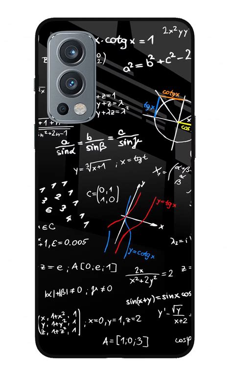 Buy Now Mathematics Formula Glass Case For Oneplus Nord 2 5g Online