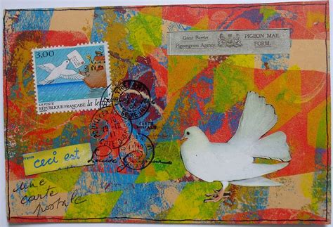 9 Collage Art Projects Diy Postcard Postcard