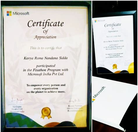 kavya r nandana on linkedin grateful to the entire team of 𝐌𝐢𝐜𝐫𝐨𝐬𝐨𝐟𝐭