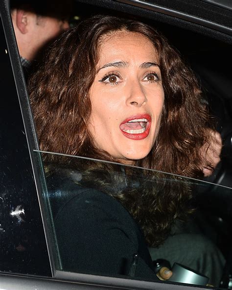 Salma Hayek Arrives At The Chateau Marmont In Los Angeles Hawtcelebs