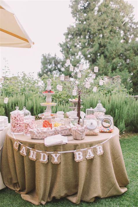 Les Dix Plus Beaux Candy Bars De Pinterest Candy Bar Wedding Vintage Wedding Candy Bar