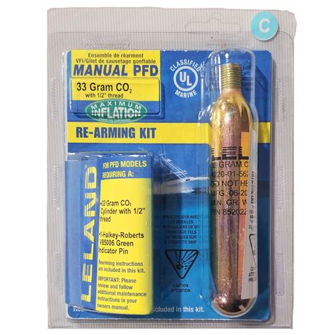 Maximum Inflation Inflatable Life Vest Re Arming Kit 840amu 85202z