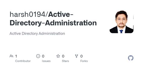 Github Harsh0194active Directory Administration Active Directory