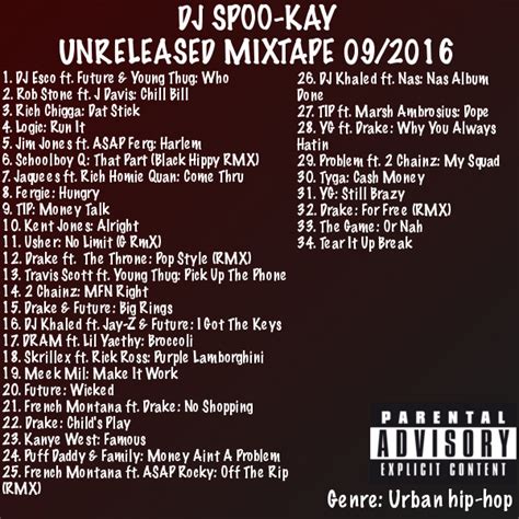 Unreleased Mixtapes Trickmindz Entertainment
