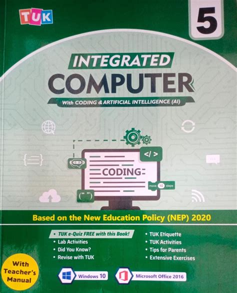 Tuk Integrated Computer Class 5 S Sana Khan Books