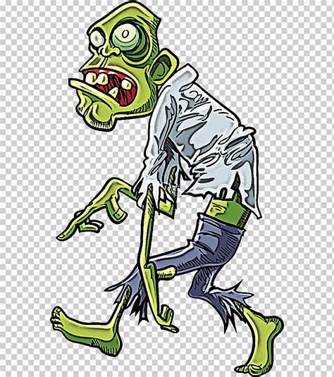 Alamy Cartoon Anfíbios Assédio Zumbi Homem Em Camisa De Manga Comprida Branca E Preta Com