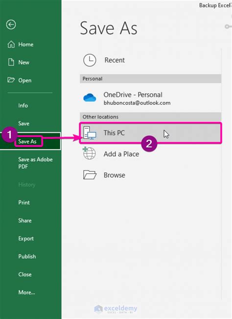 How To Auto Backup Excel File 2 Easy Methods ExcelDemy