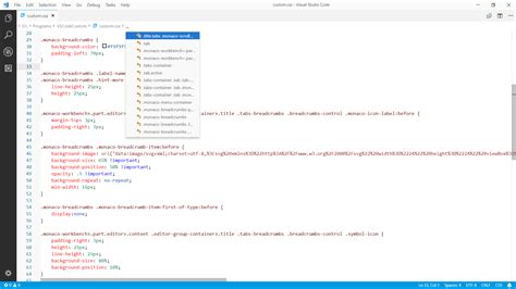 Visual Imporvements Issue Microsoft Vscode GitHub