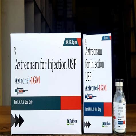 Aztreonam Injection Usp At ₹ 165vial Azom Injection In Pune Id 2853998508833
