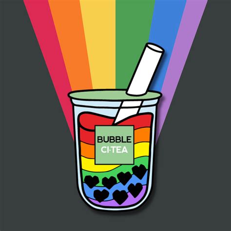 Bubble Citea Pride Pins Limited Edition Bubble Citea
