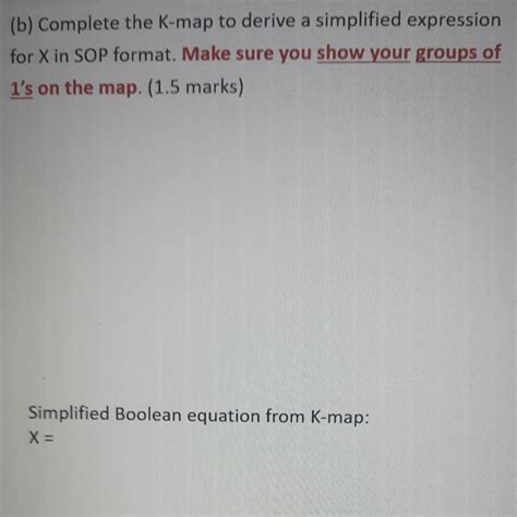 Solved A Derive A Boolean Expression For X In The Chegg