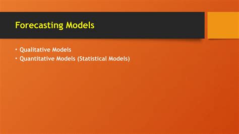 Various Qualitative And Quntitative Demand Forecasting Models Ppt