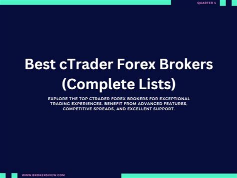 Best Ctrader Forex Brokerscomplete Lists Brokersview