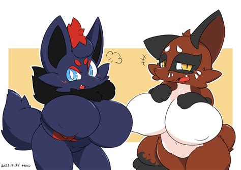 Rule 34 Big Breasts Breasts Female Furry N14 Ak Nickit Pokémon Species Pokemon Pokemon