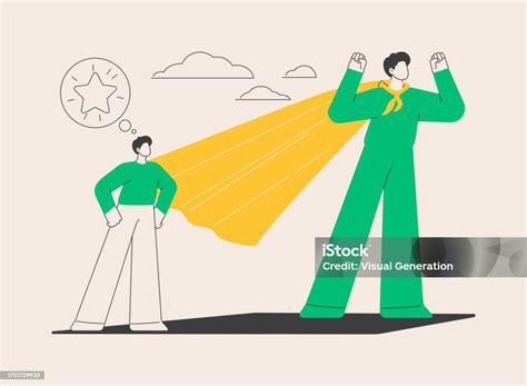 Selfesteem Abstract Concept Vector Illustration Stock Illustration