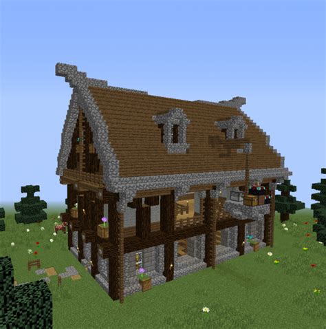Magic Nordic Barn Blueprints For Minecraft Houses Castles Towers