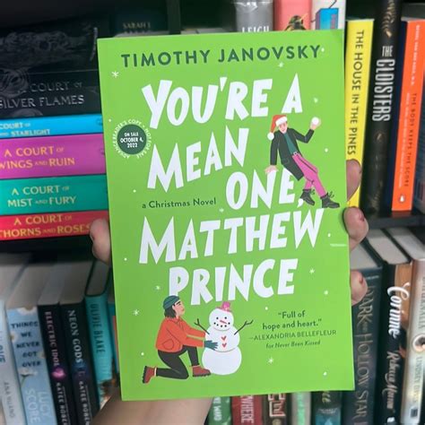 Youre A Mean One Matthew Prince By Timothy Janovsky Paperback