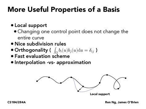 Cs184284a Lecture 7 Intro To Geometry Splines And Bezier Curves