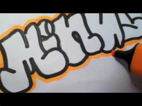 Basic Graffiti Throw Up Tutorial Youtube