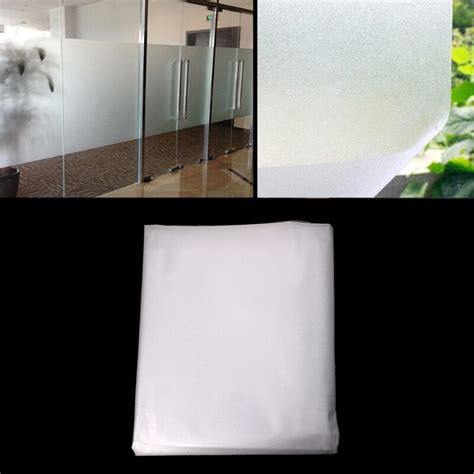 Bathroom Privacy Waterproof Frosted Glass Window F Grandado